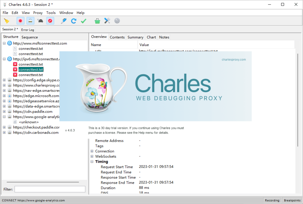 Charles 网络封包分析调试工具软件丨中文网站正版购买 – Charles 一款 HTTP 代理 /HTTP 监视器/反向代理，使开发人员能够查看其机器和 Internet 之间的所有 ...